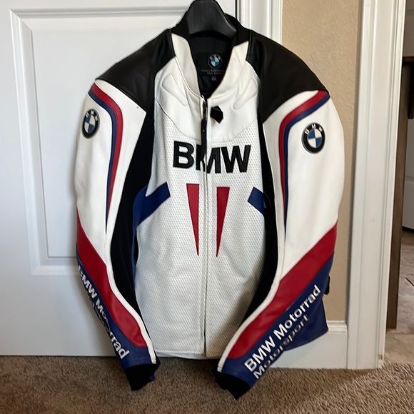 BMW | Other | Bmw Riding Jacket Anniversary Edition Red White And Blue ...